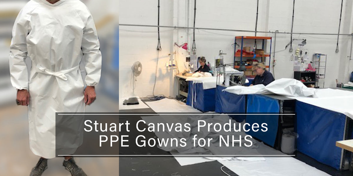 Stuart Canvas Group Produces Gowns for the NHS | Mudfords